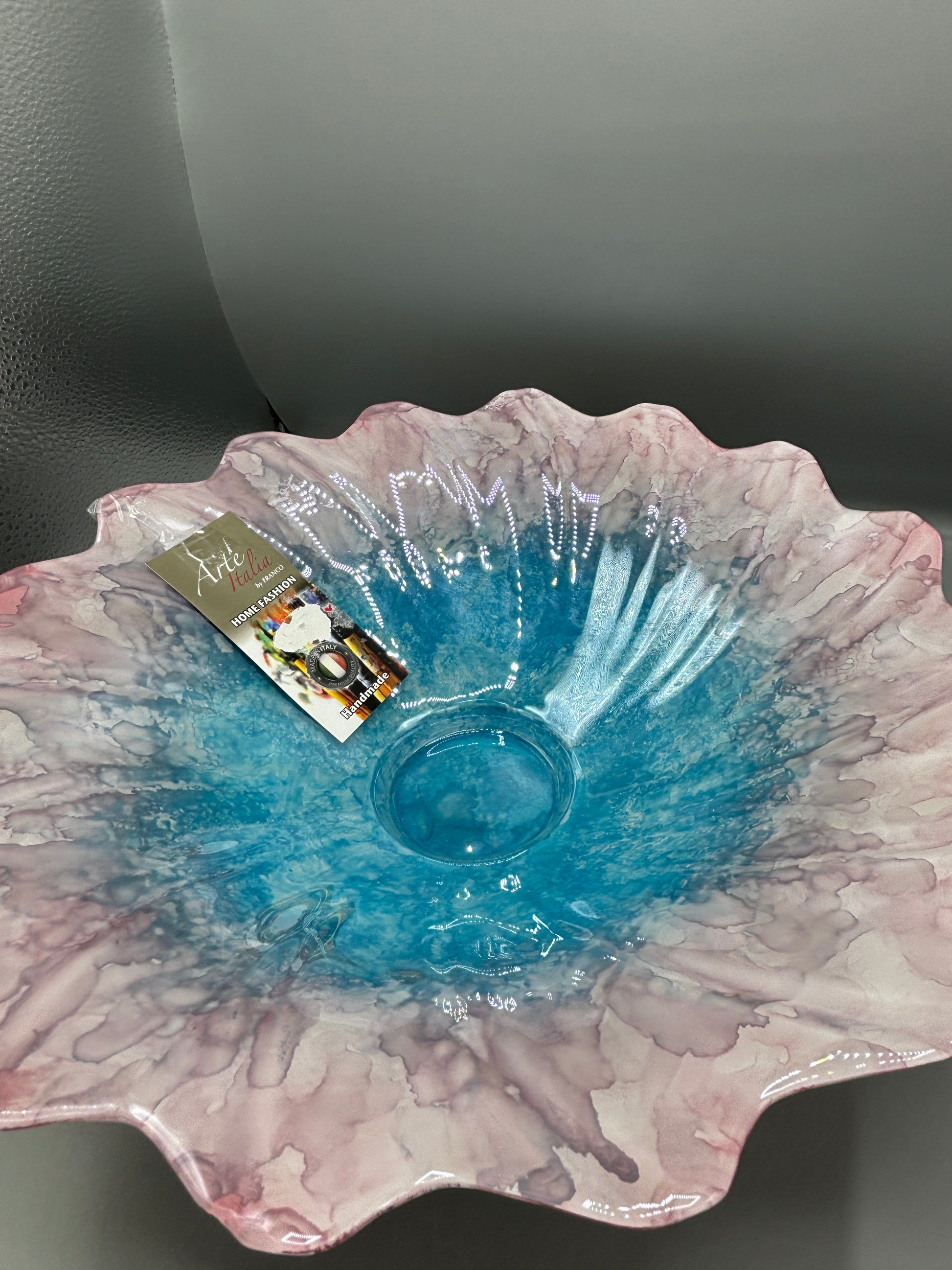 Handcrafted Franco art Italia iridescent bowl – The Piccadilly Circus